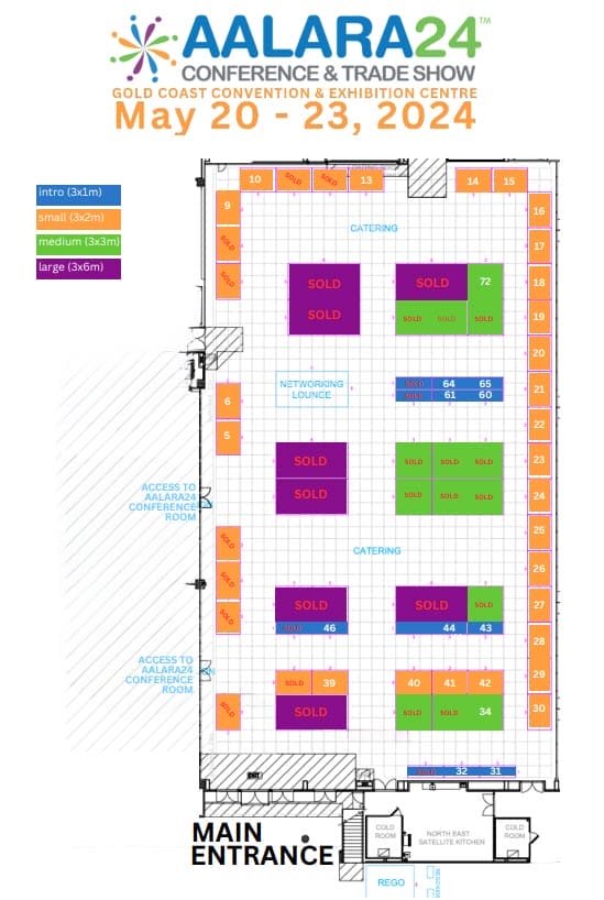 Trade Show Floorplan - AALARA